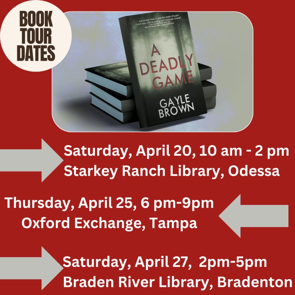 Events ~ Gayle Brown, Author